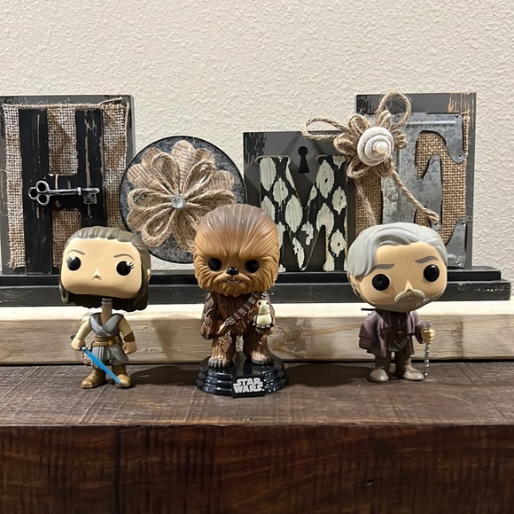 Funko | Toys | Funko Pop Rey And Luke Skywalker Set Of 2 | Poshmark